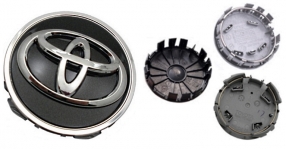 C75222 Toyota Grand Highlander, Prius, RAV4, Sienna OEM Black Center ...