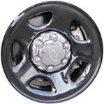 STL8066 Chevrolet Tahoe, Suburban Police Wheel/Rim Steel Black #9595762